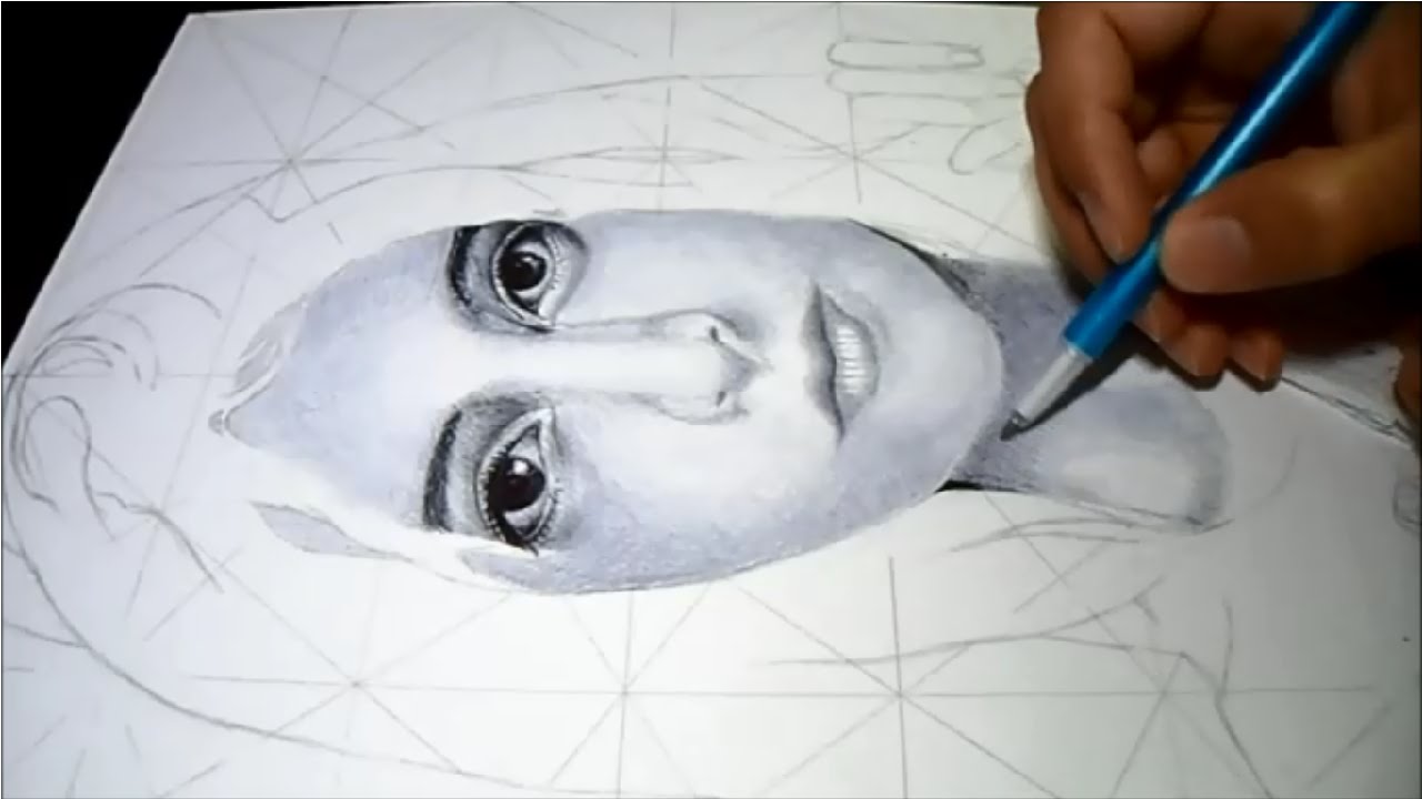 Process - ballpoint pen drawing - dibujo a bolígrafo - YouTube