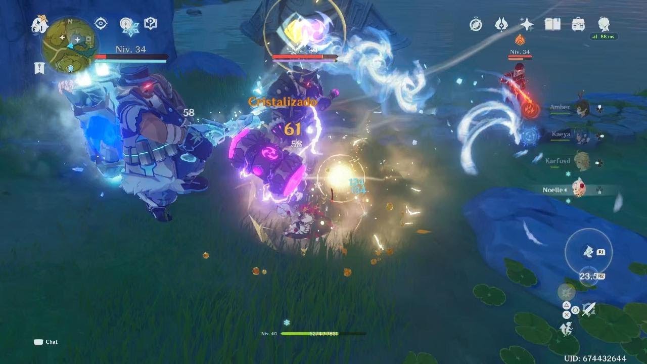 Probando gráficos en el Genshin xddx - YouTube