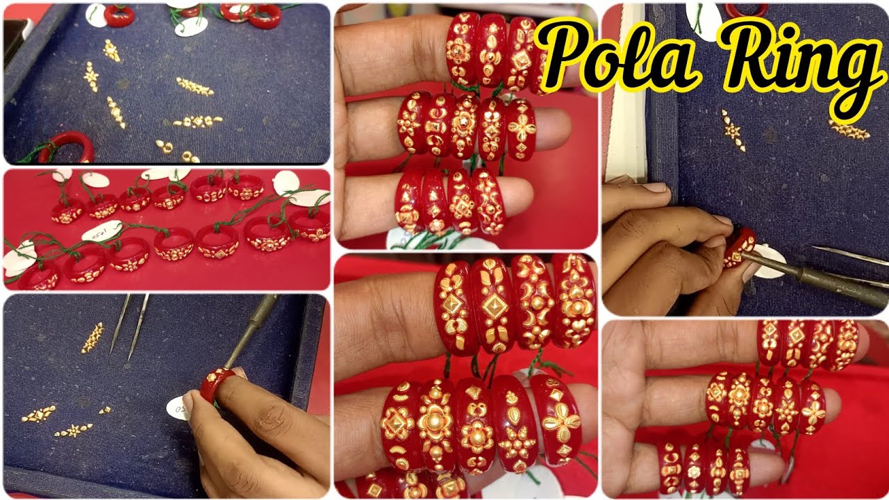 পলা আংটি কিভাবে তৈরি করা হয় দেখুন | how to make pola Ring Designs ...