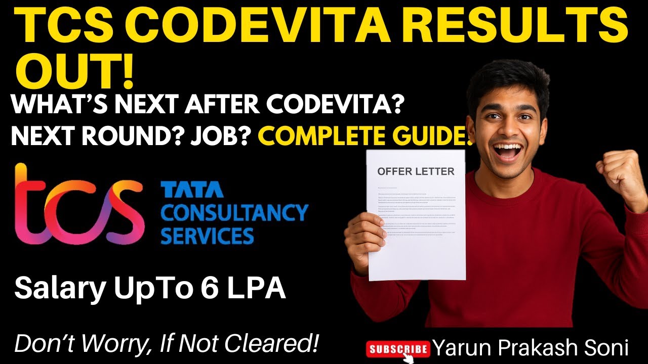 TCS CodeVita Results 2025 OUT | How to Check Your Status + What To Do ...