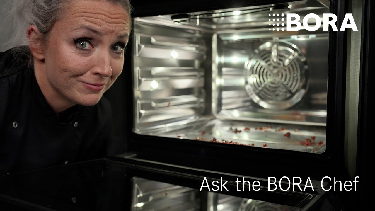Cleaning the BORA flex oven, BORA X BO | Ask the BORA chef - YouTube