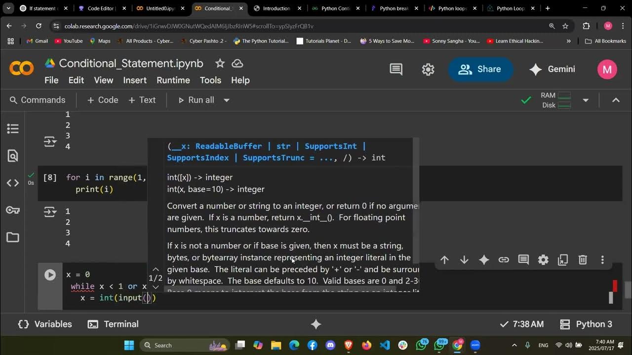 PYTHON PROGRAMMING | LOOPS - WHILE LOOP IN PYTHON | WEEK5 DAY 4 I ICODEGURU | July 17 2025 - YouTube