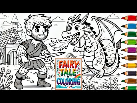 The Tale of Ivan the Fool 🌈 Slavic Fairytale & Coloring Page - YouTube