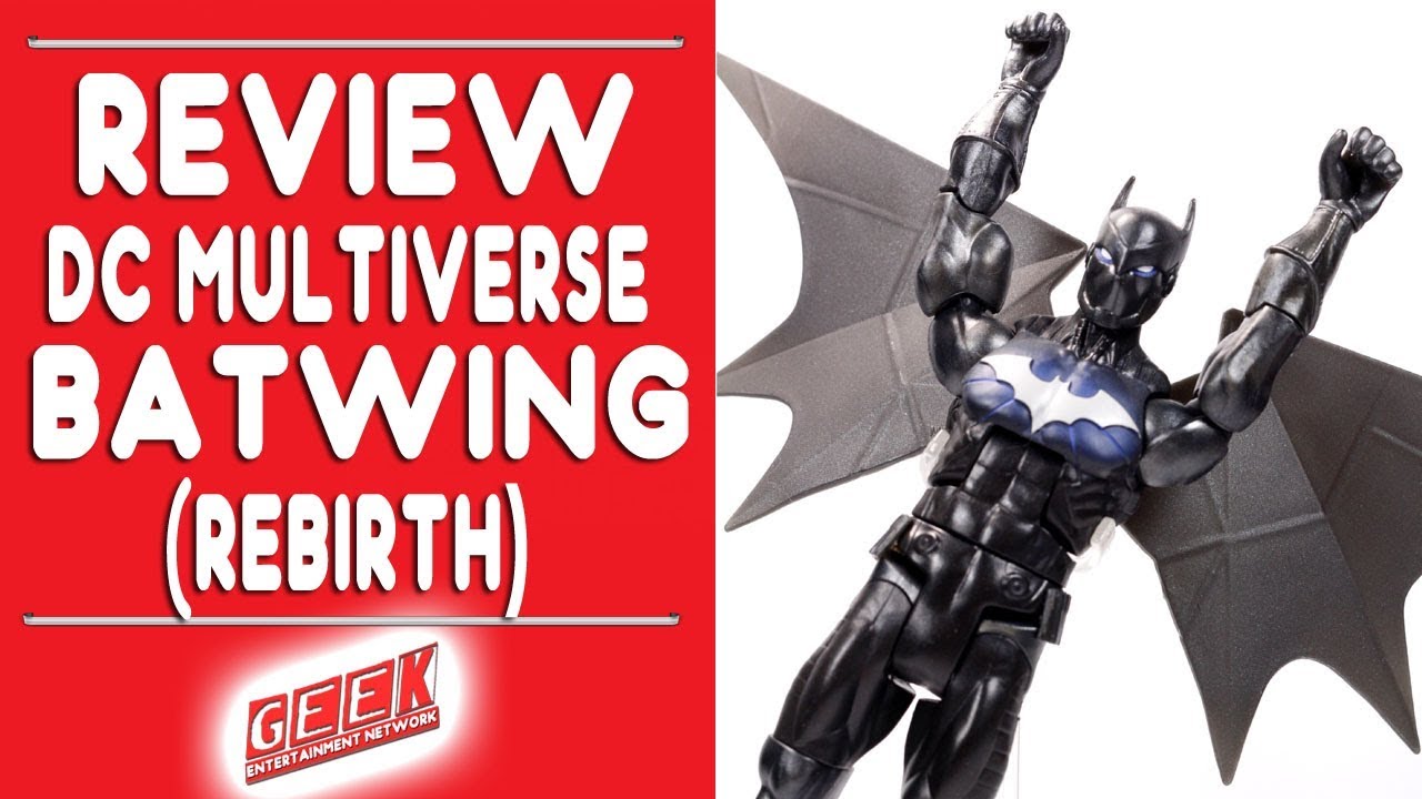 DC Comics Multiverse BATWING (Rebirth) Review Bat Mech Suit - YouTube
