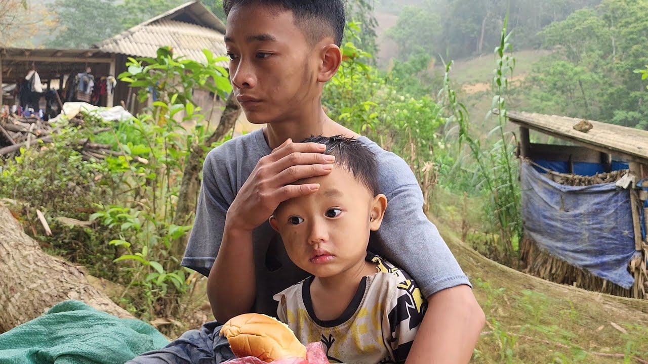 The orphan boy picked up scraps and sold them to buy food for his ...