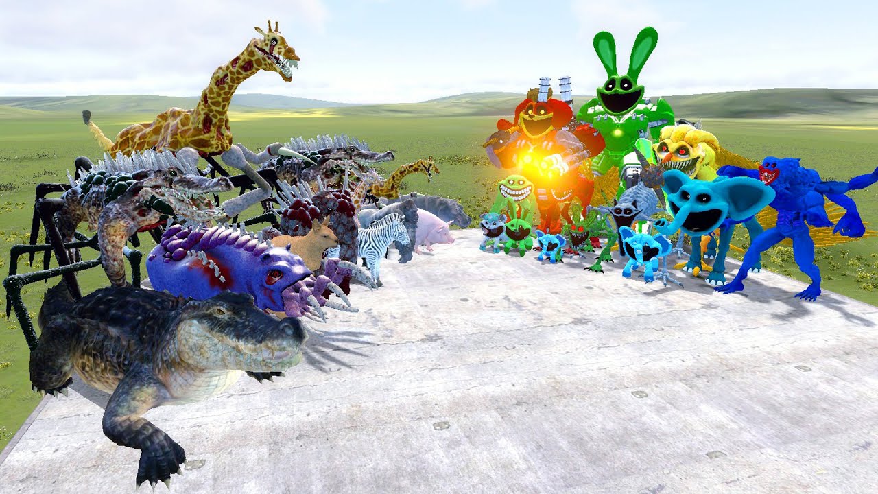 New Zoochosis Mutant Animal vs Mecha Titan Smiling Critters Poppy ...
