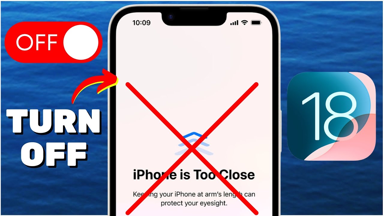 How to Turn OFF "iPhone Is Too Close" Alert iOS 18 - YouTube