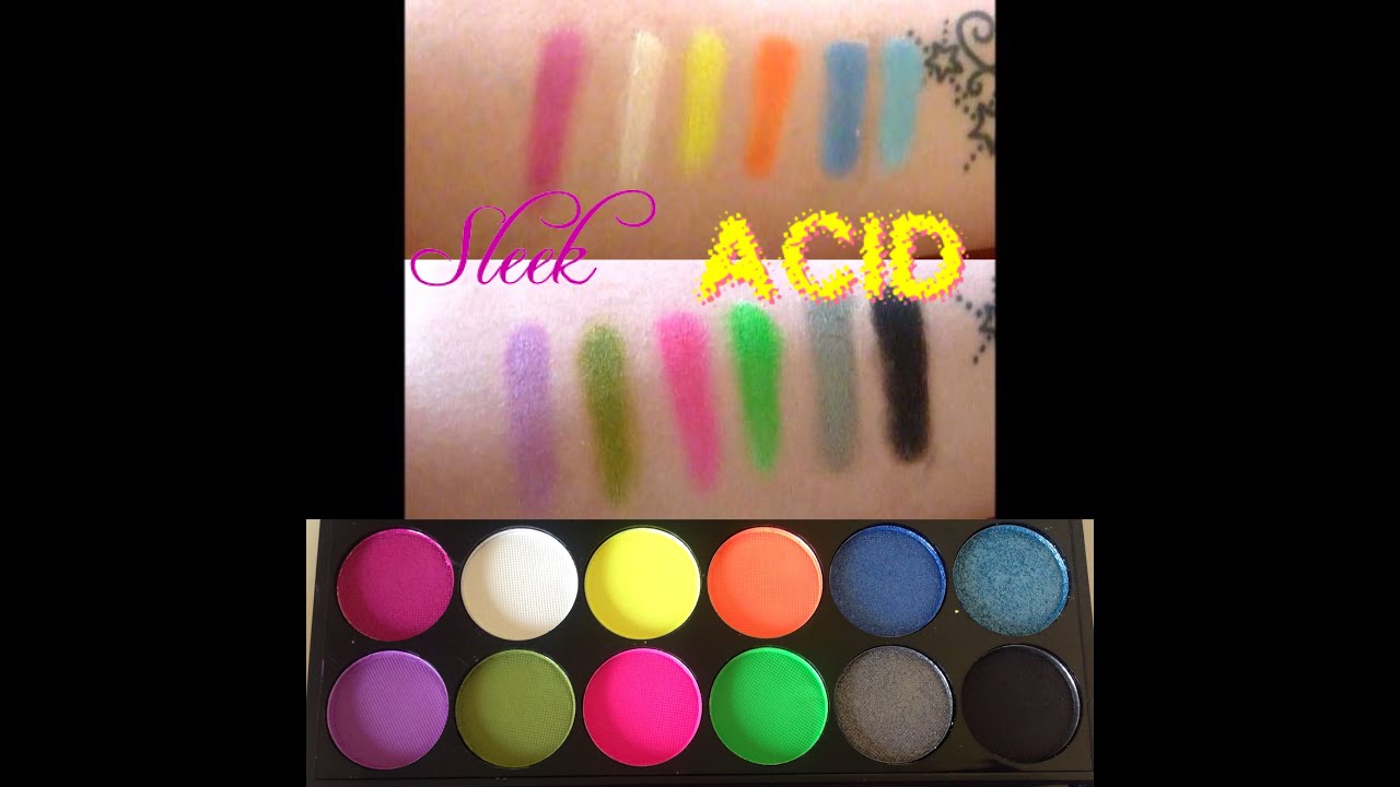 Sleek Makeup Acid Palette Swatches | Saubhaya Makeup