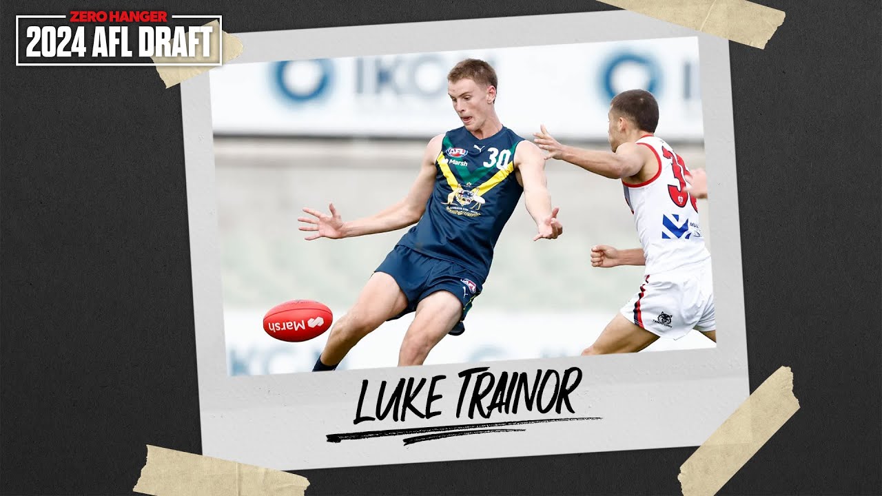 Luke Trainor - 2024 AFL Draft Prospect | Zero Hanger TV - YouTube