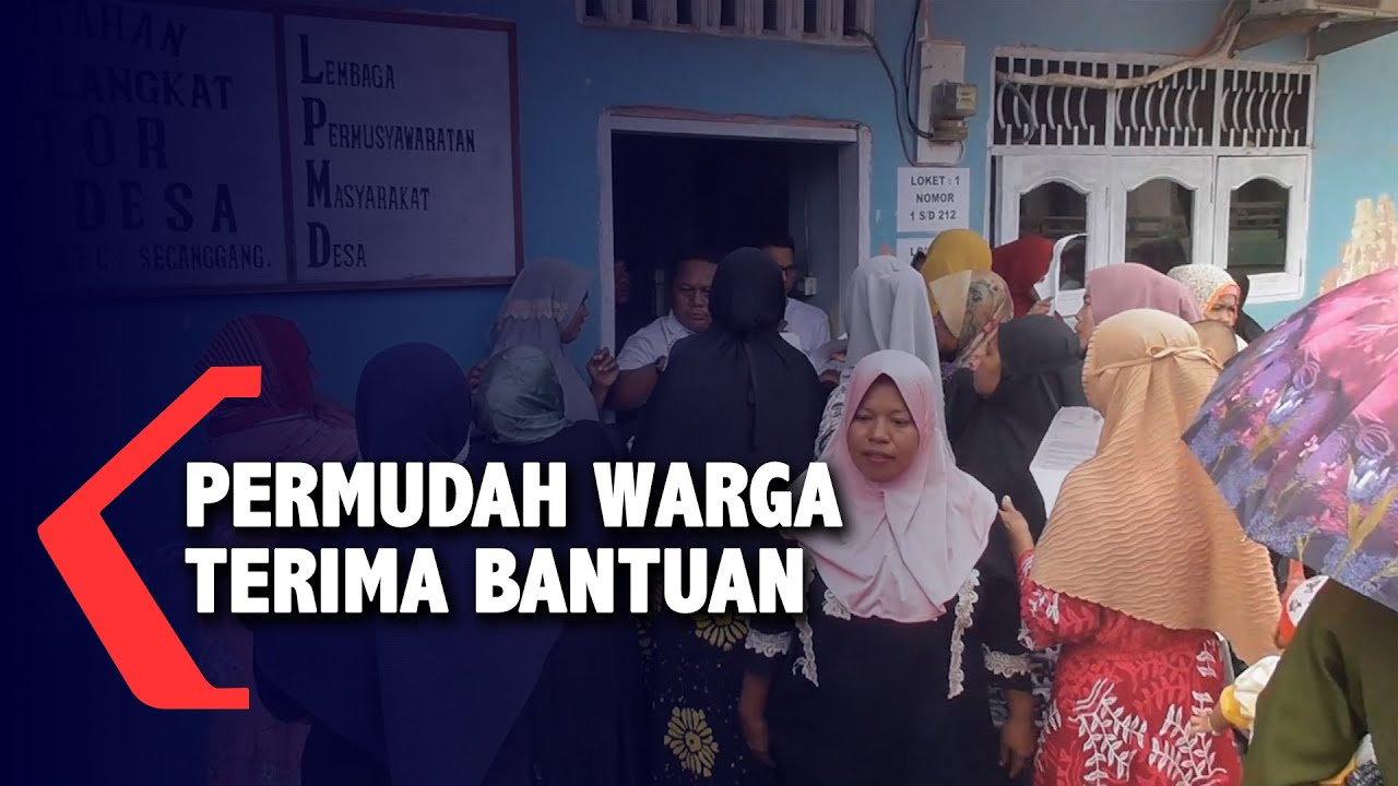 Warga Terpencil di Desa Jaring Halus Kabupaten Langkat Terima BLT BBM ...