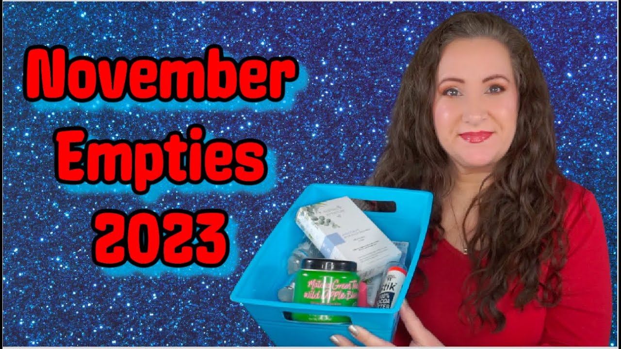 November 2023 Empties | Jessica Lee - YouTube