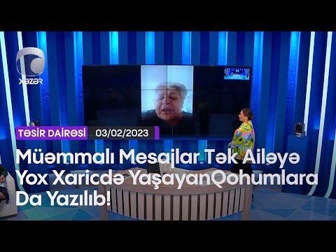Müəmmalı Mesajlar Tək Ailəyə Yox Xaricdə Yaşayan Qohumlara Da Yazılıb!