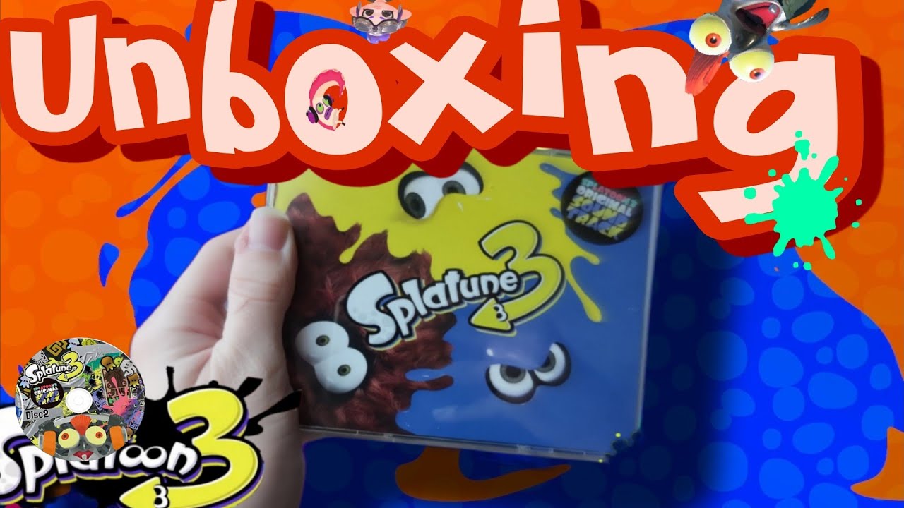 My unboxing of Splatune 3 (Splatoon 3 ORIGINAL SOUNDTRACK) 🤩🤩🤩🤩 - YouTube