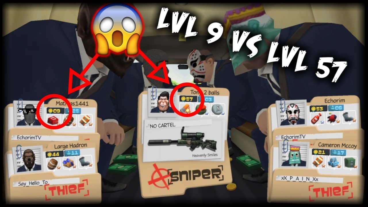 Newbie vs Pro? Sniper vs Thieves (Gameplay) Special guest! Duo Thieves ...