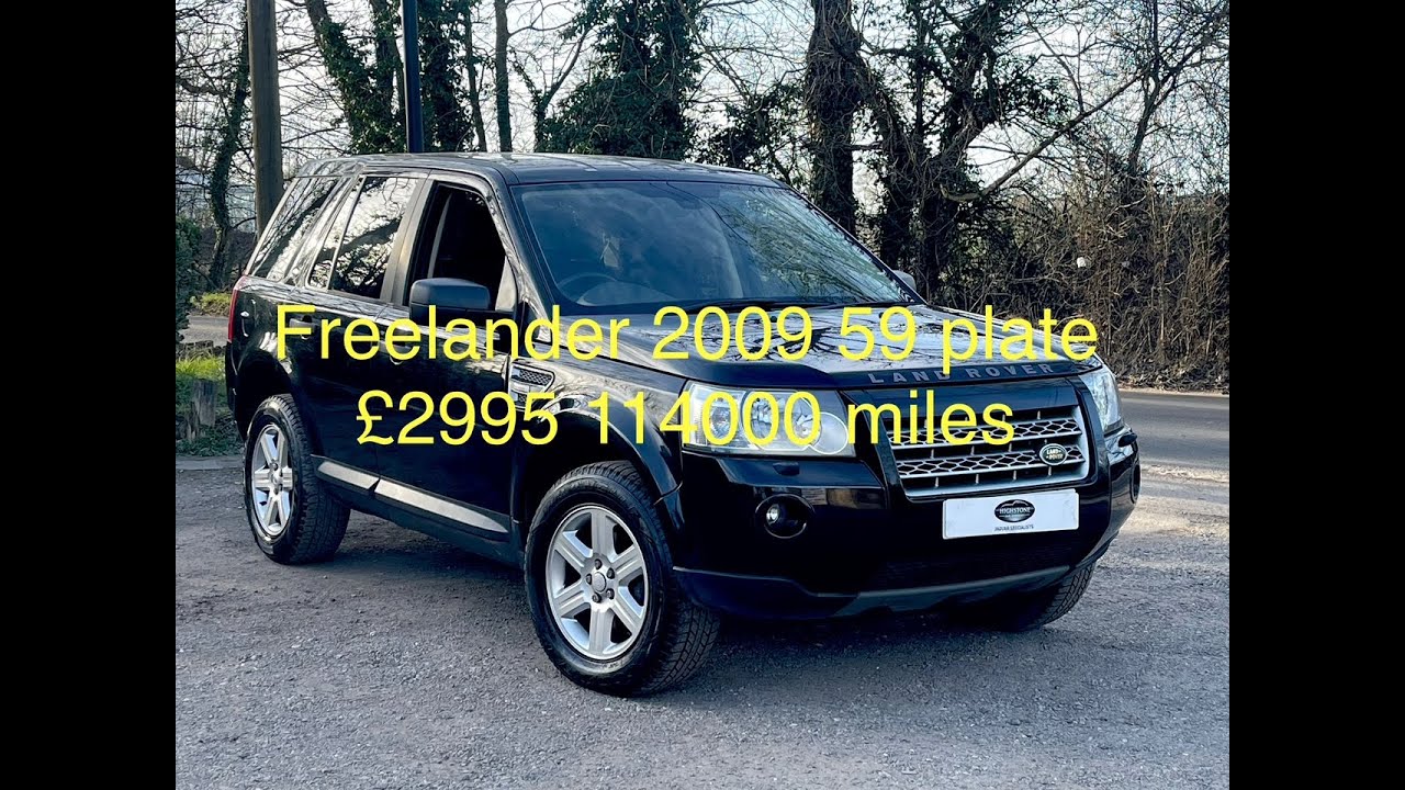 2009 59 PLATE FREELANDER 2 114000 MILES JUST £2995 - YouTube