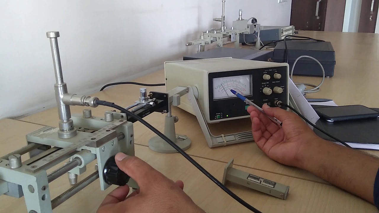 Exp. 1.(b) Measurement of low and high VSWR using a X-band slotted line ...