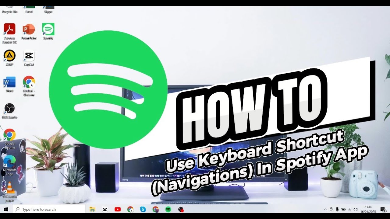 How To Use Keyboard Shortcuts Navigation In Spotify PC - YouTube