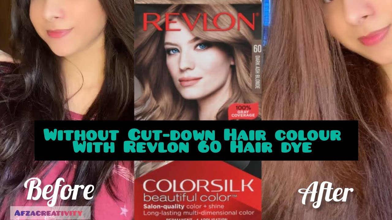 Hair Colour At Home || For beginners || Without Cut-down || Revlon 60 ...