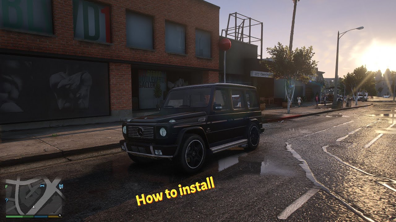 GTA 5 How to install the Mercedes Benz G55 AMG - YouTube