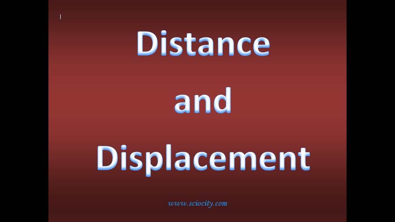 The REAL Difference Between Distance and Displacement - YouTube