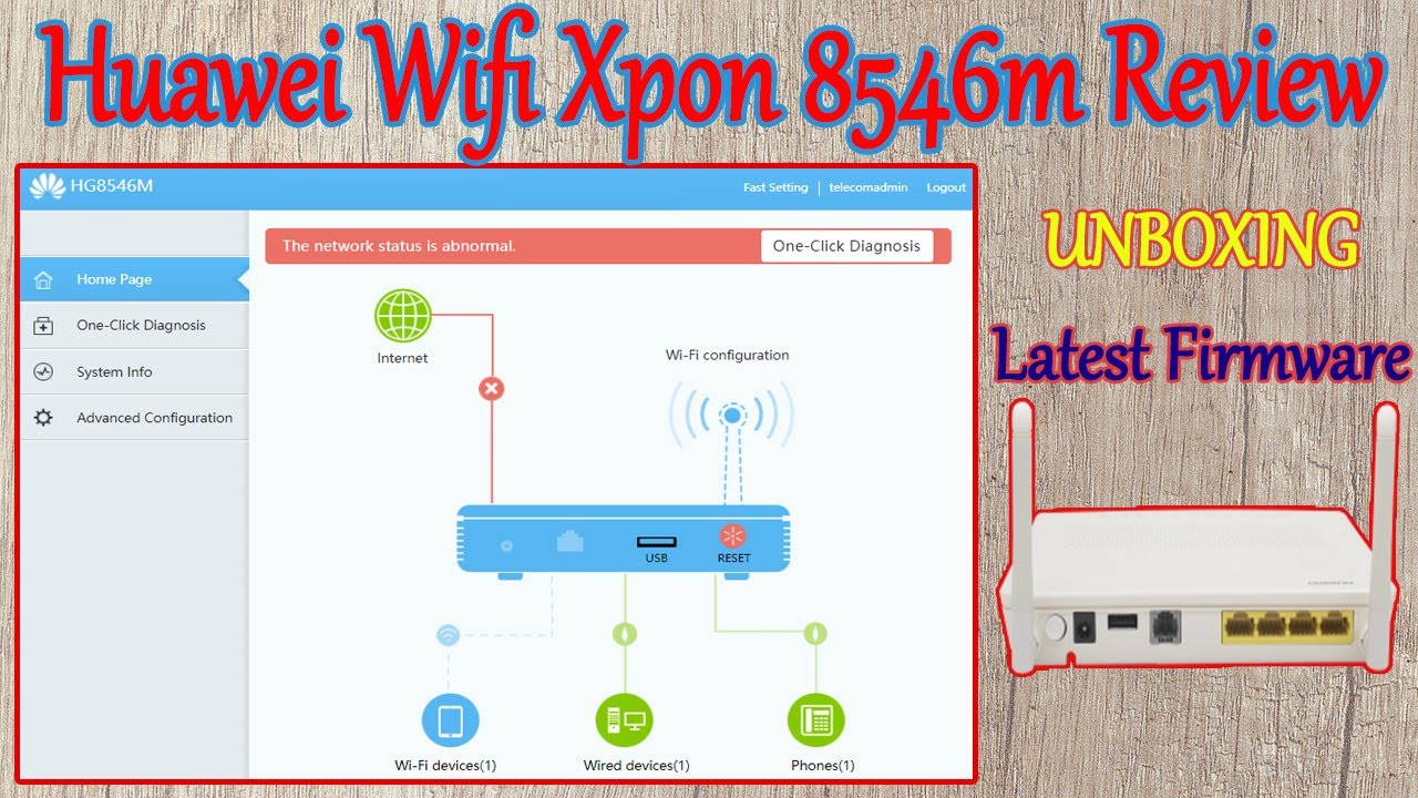Huawei hg8645m Xpon Onu with latest firmware | 8546m Epon / Gpon Onu Review 2021 - YouTube