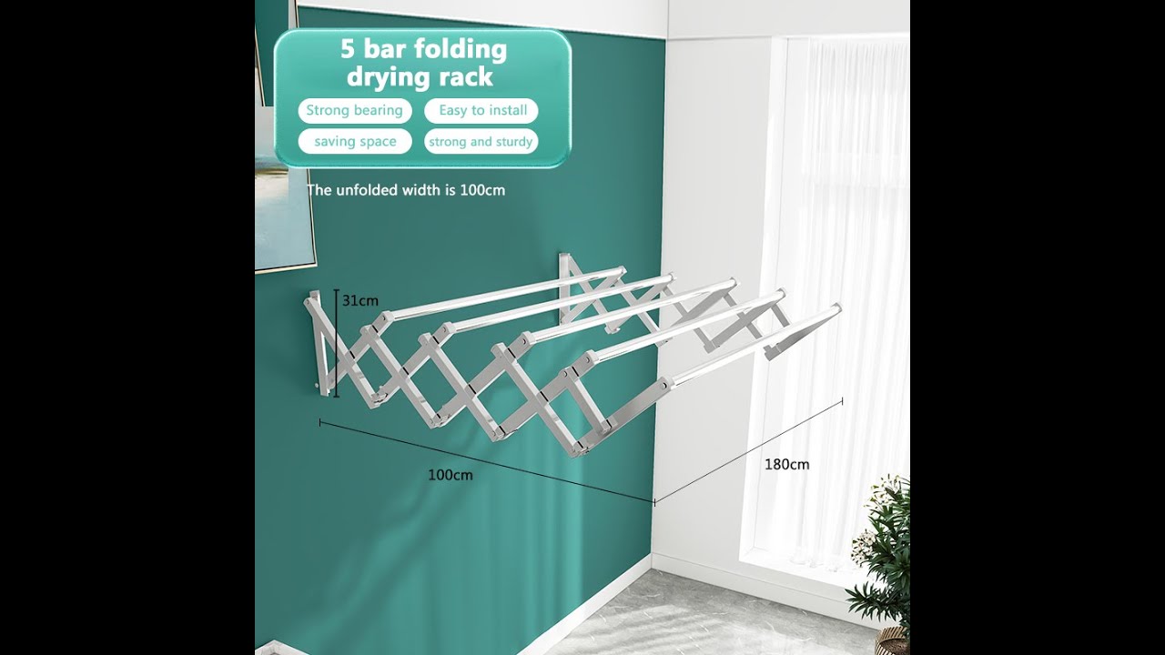 Telescopic hanger installation video（伸缩衣架安装视频） - YouTube