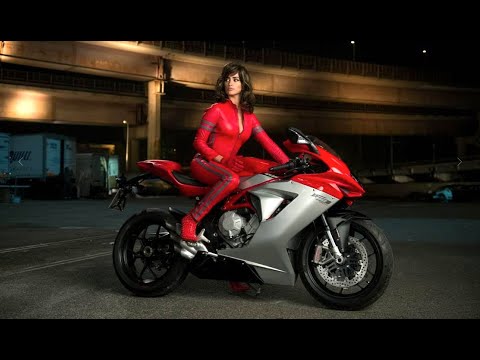 Penelope Cruz on MV Agusta F3 800/ Zoolander 2 2016 scene