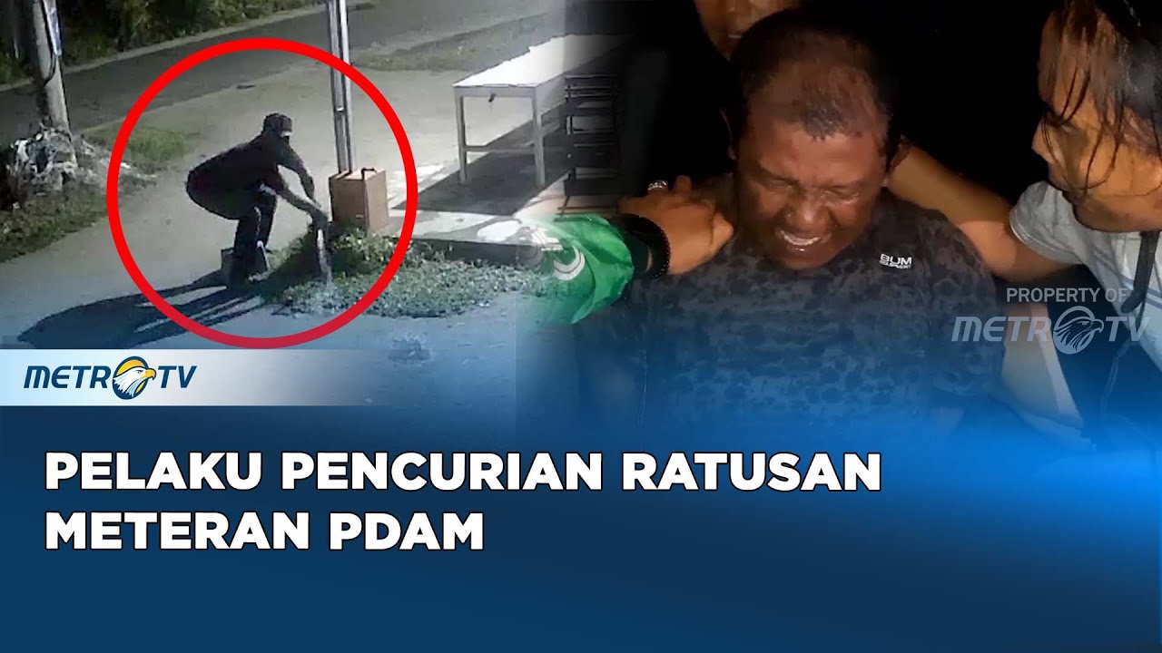 Polisi Tangkap Pelaku Pencurian Ratusan Meteran PDAM Di Babel - YouTube