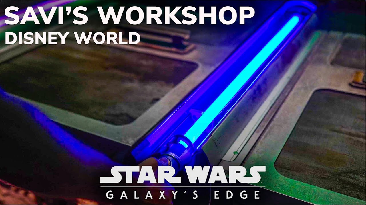Building a Custom Lightsaber at Savi's Workshop at Star Wars Galaxy's ...