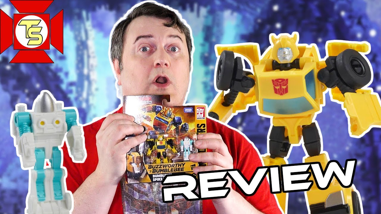 TRANSFORMERS Buzzworthy Bumblebee and Spike Witwicky Review - YouTube