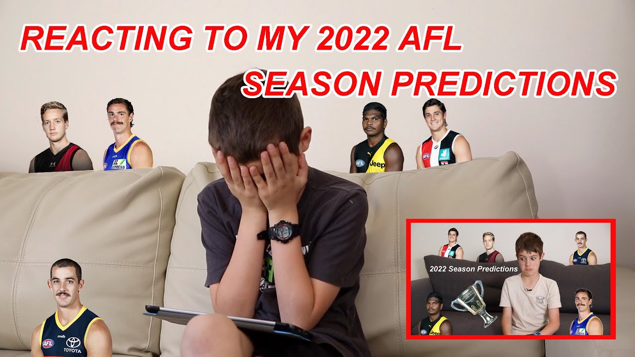 AFL SEASON PREDICTIONS REACTION VIDEO!!! - YouTube