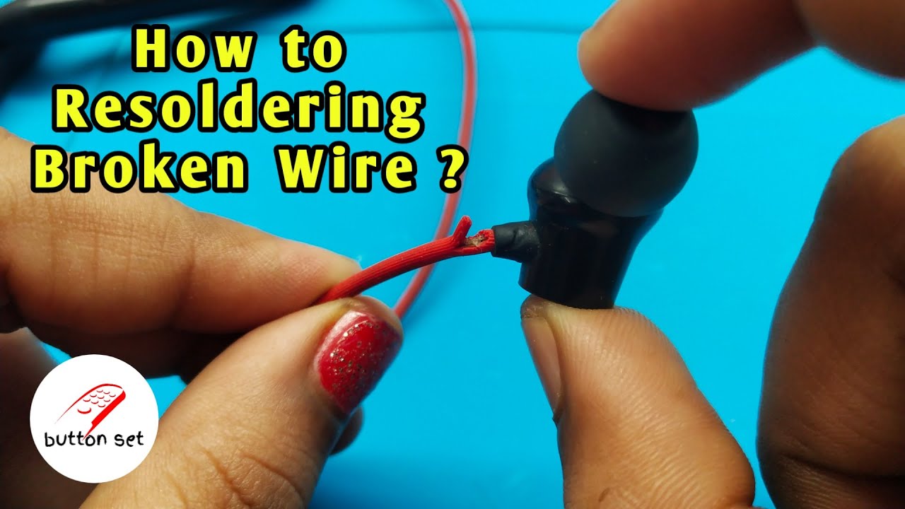 Resoldering OnePlus wireless Z Broken wire || buttonset - YouTube