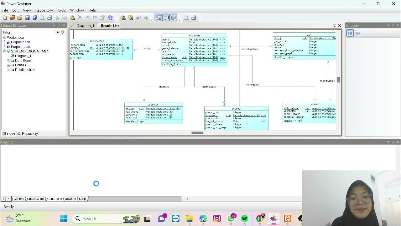 CARA MEMBUAT CDM DAN PDM MENGGUNAKAN POWERDESIGNER - YouTube