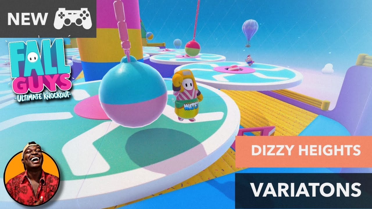 NEW Dizzy Heights Variations - Fall guys update 1.07 gameplay - YouTube
