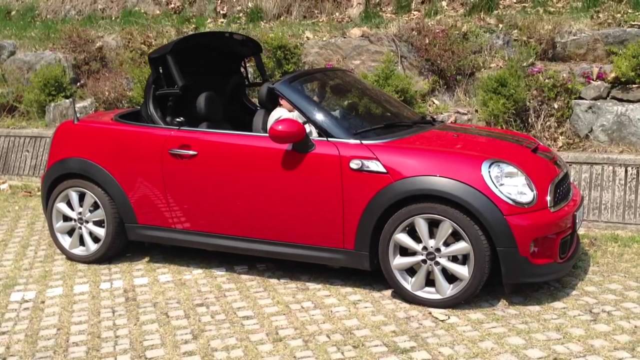 Mini roadster top open 미니 로드스터 탑 오픈 - YouTube