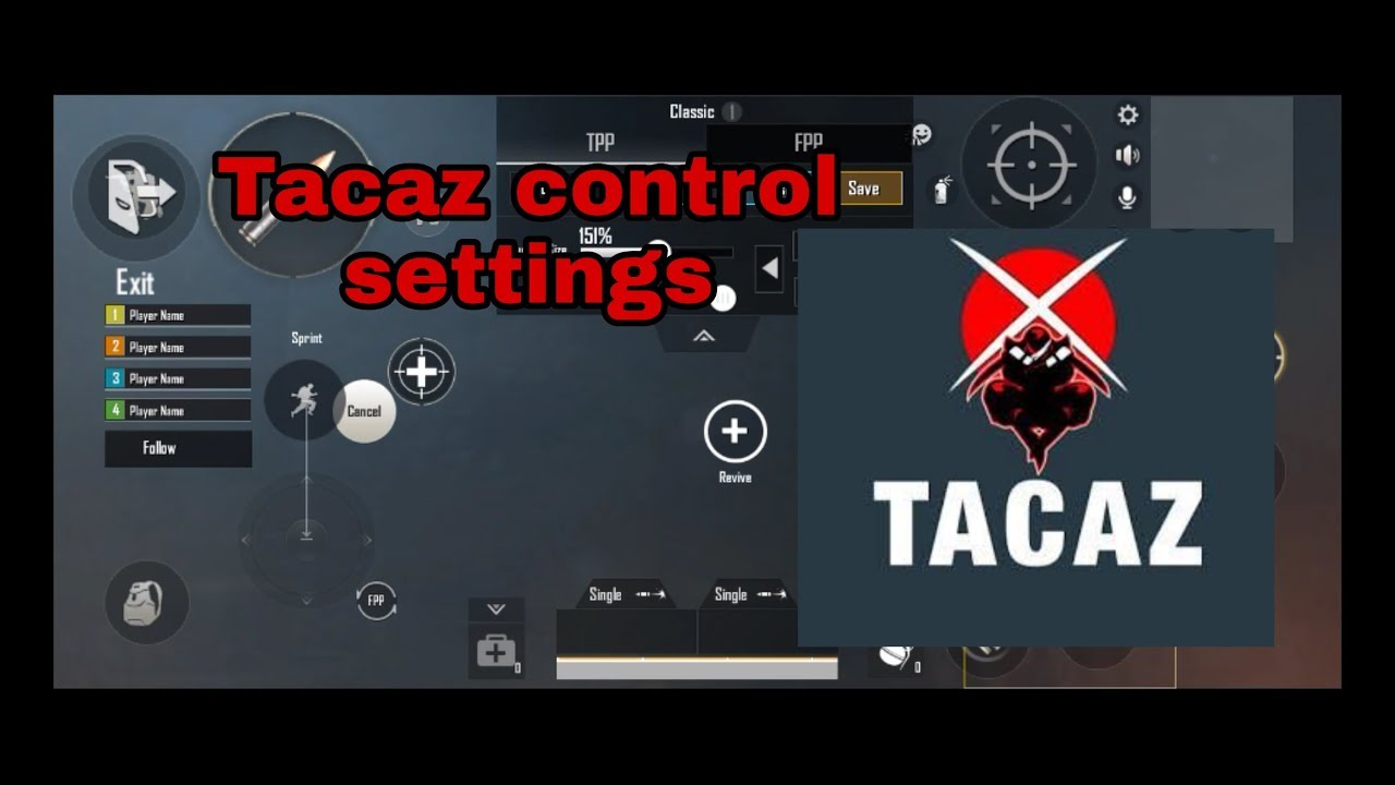 Tacaz control settings - YouTube