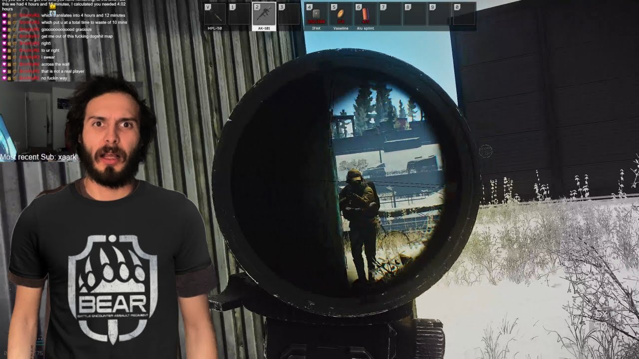 My Viewers FORCED Me To Rogue Camp As A BEAR - Escape from Tarkov ...