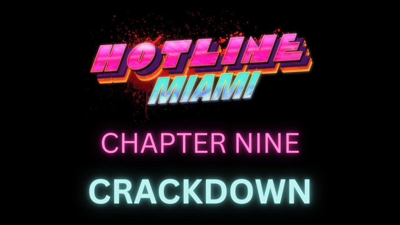 Hotline Miami - Chapter 9 - Crackdown (SWAT Escape) - YouTube