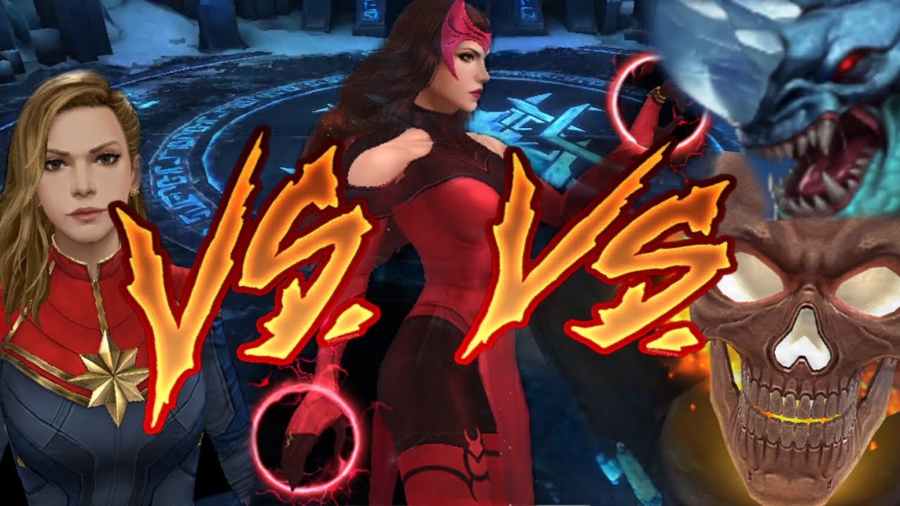 Wanda vs Captain Marvel and Ghost Rider ABX | silence season - Marvel ...