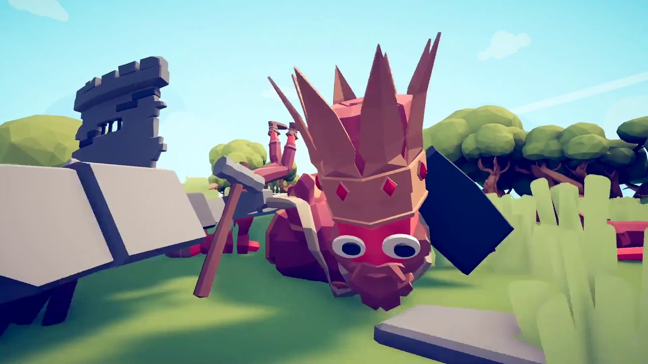 BLACKSMITH UNITS VS THE KING AND HIS MEN - TOTALLY ACCURATE BATTLE ...