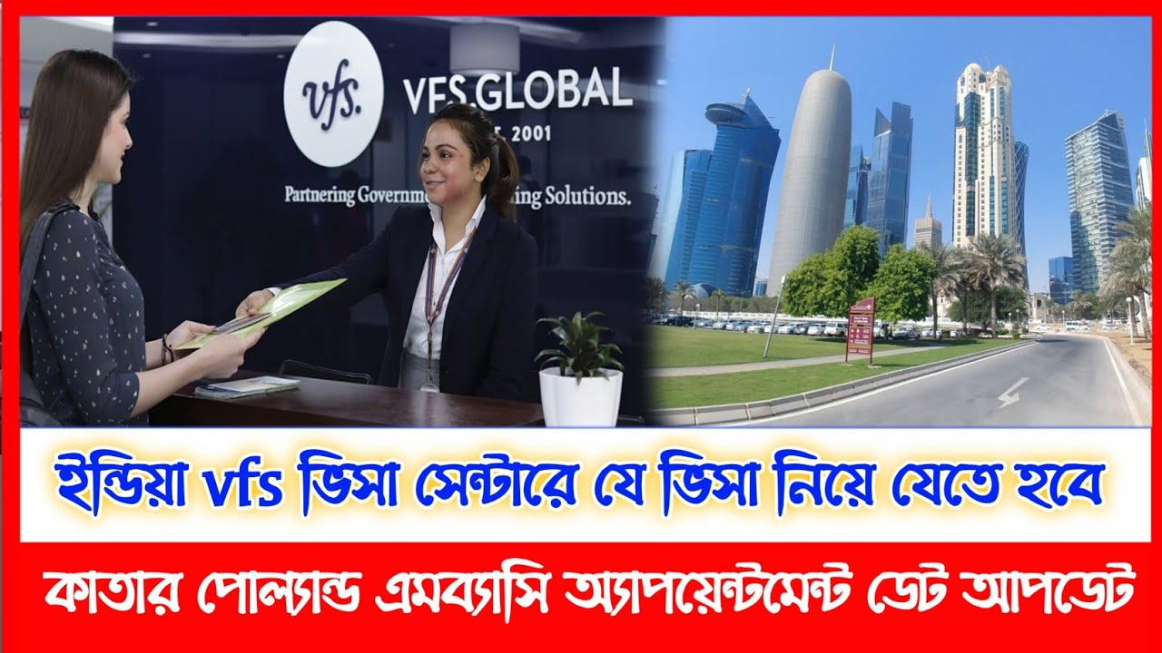 India vfs file submission Indian with visa to enter || Qatar Poland ...
