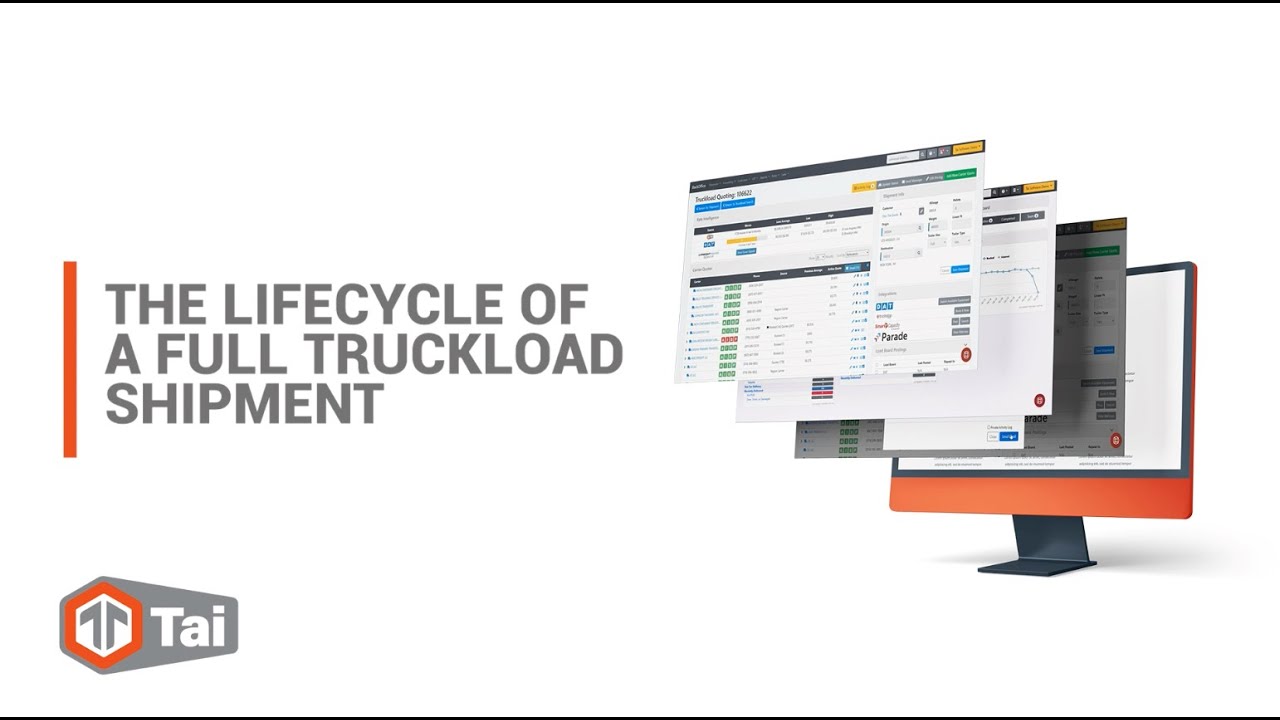The Lifecycle of a Full-Truckload Shipment Inside Tai TMS - YouTube