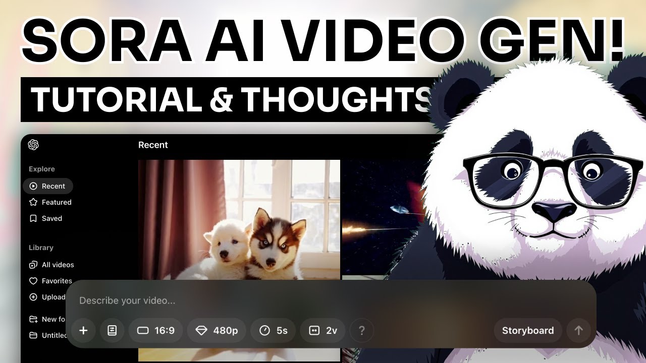 Usage & Tutorial about OpenAI's SORA Video Generator! - YouTube