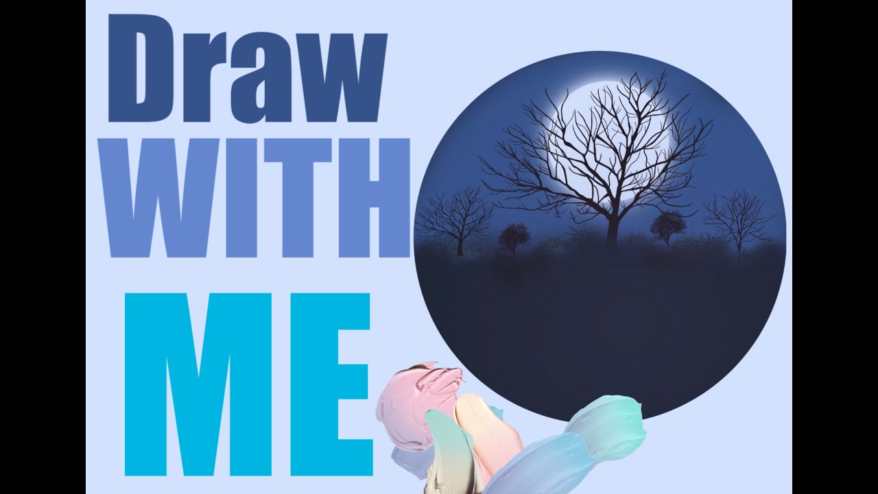 How to draw on procreate for beginners| Moonlight - YouTube