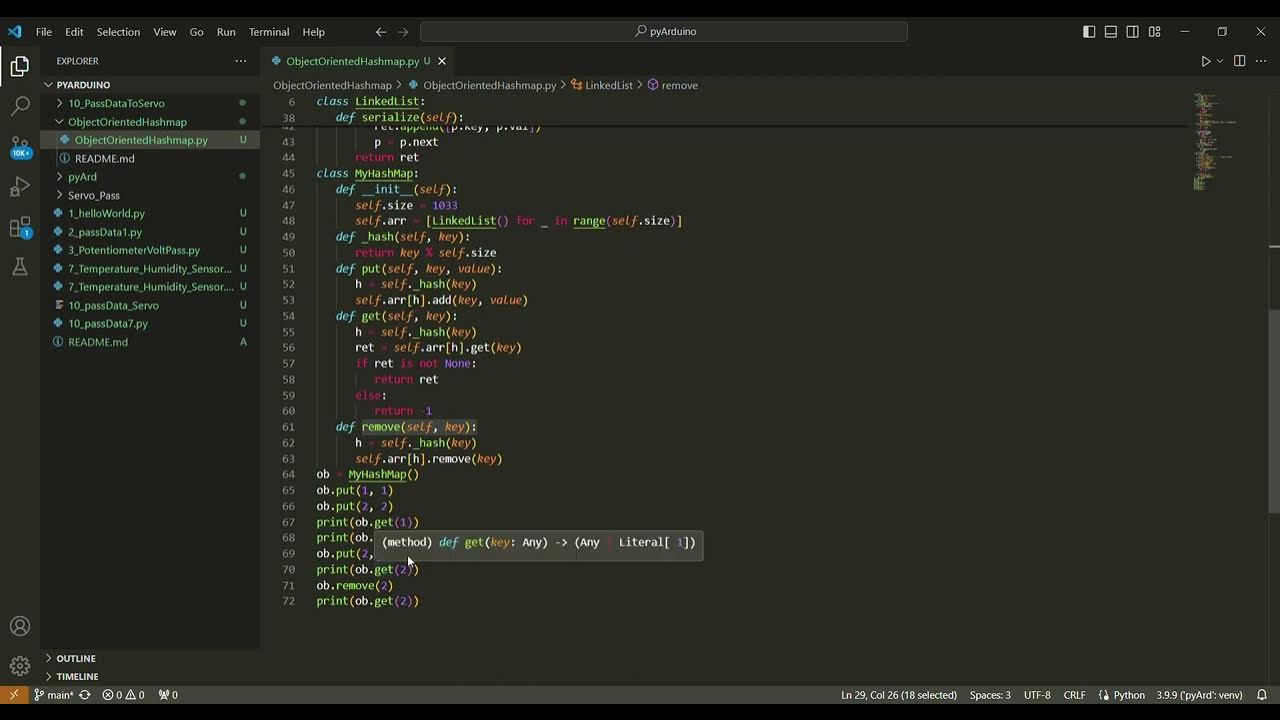 Object Oriented Hashmap In Vpython Youtube