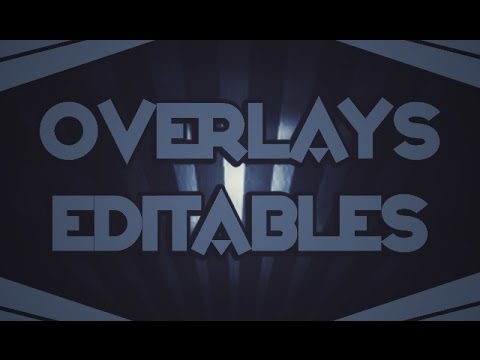 PACK DE OVERLAYS [MARCOS] EDITABLES [SIMPLES] - YouTube