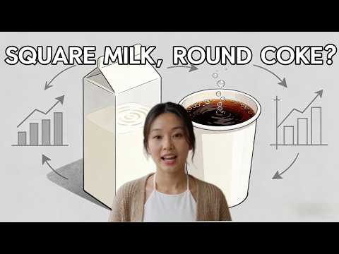 Square Milk, Round Coke — Why? 為什麼牛奶是方的，可樂是圓的？