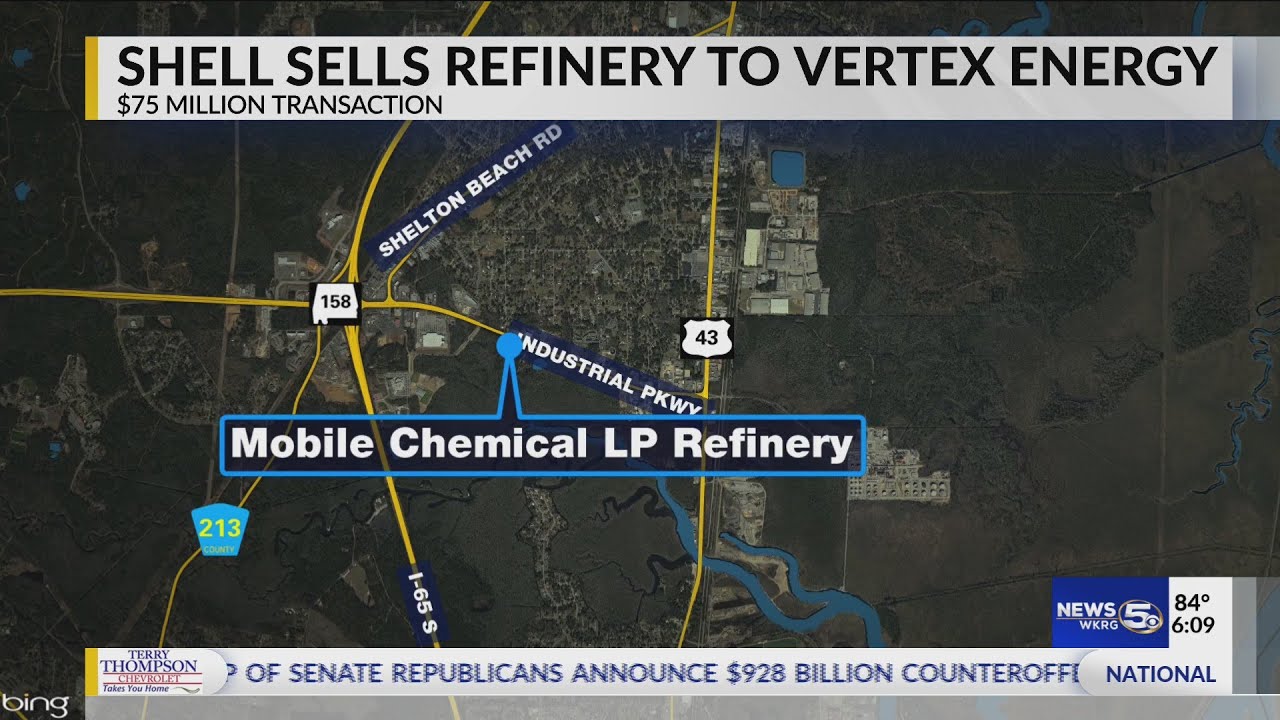 Shell sells refinery to vertex energy - YouTube