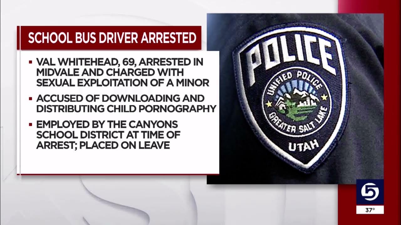 Utah school bus driver arrested in child sex abuse material investigation - YouTube