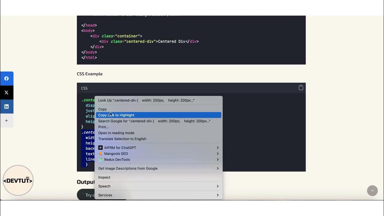 Learn to Center a Div Horizontally and Vertically in CSS Using Flexbox - YouTube